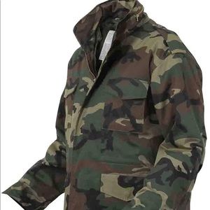 Rothco | Jackets & Coats | New Rothco M65 Woodland Field Jacket With ...